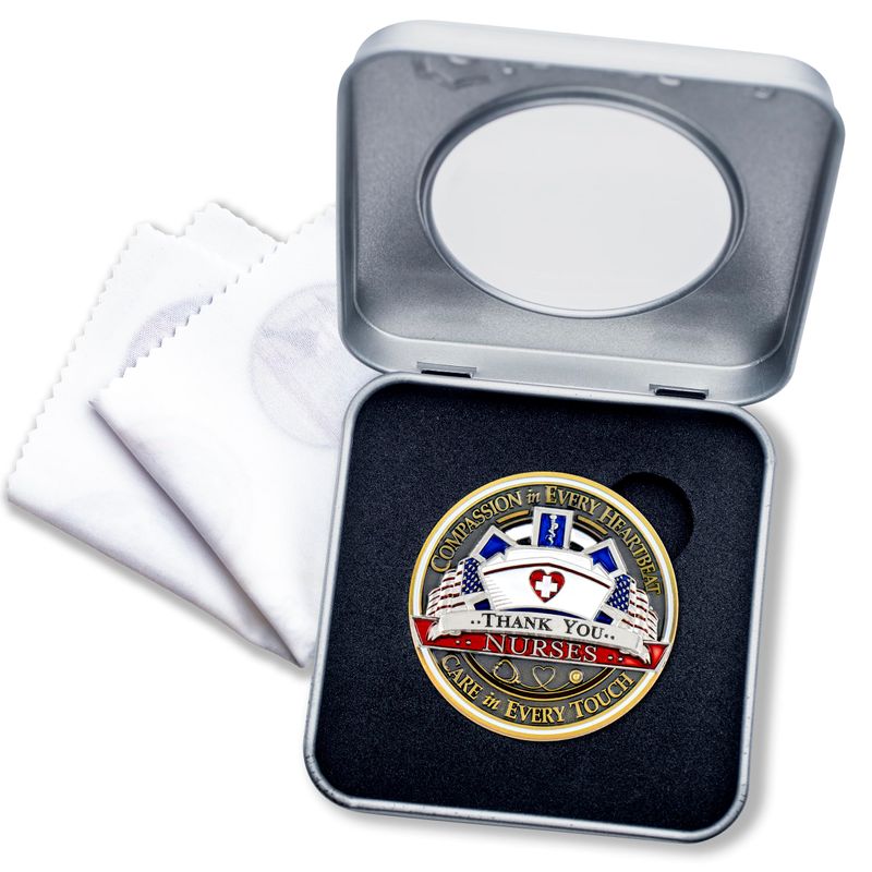 Armor Coin & Emblem - Medical Nurse Appreciation Challenge Coin - Thank ...