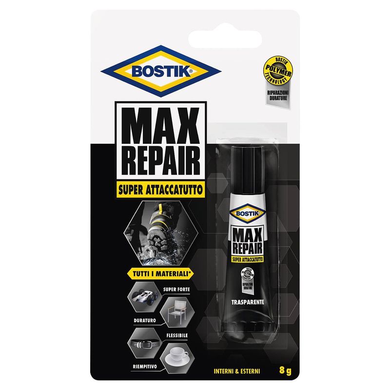 Bostik D2258 Max Repair Universal Adhesive, Clear, 8 g - Online Marketplace - EveryMarket