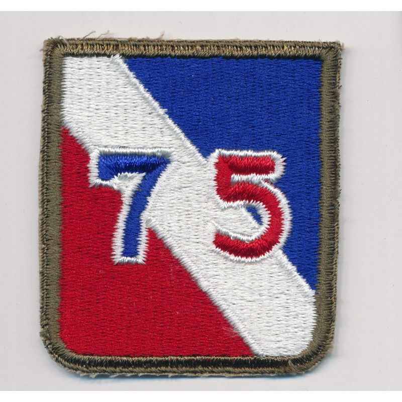 Bayonet Design 75th Infantry Division Shoulder Patch - unsewn Mint ...