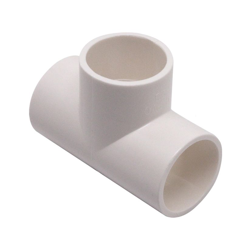 ZHMEINA 3/4" Tee 3 Way PVC Pipe Fitting, 4 Pack PVC Elbow Corner ...