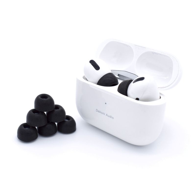 Dekoni Audio Premium Memory Foam Earbud Tips for Apple Airpods Pro ...