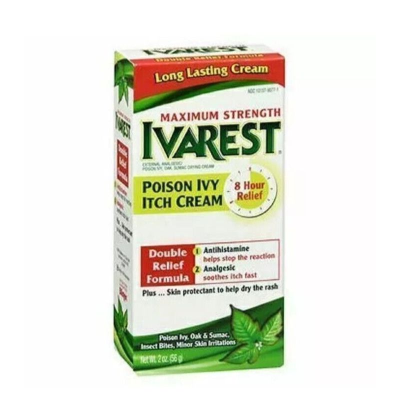 Ivarest Poison Ivy Itch Relief Cream Maximum Strength 2 oz 4/26 ...