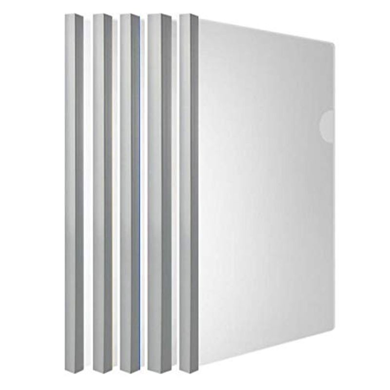 Plastic File Folder with Sliding Bar(10mm) Report Covers, 40 Sheet ...