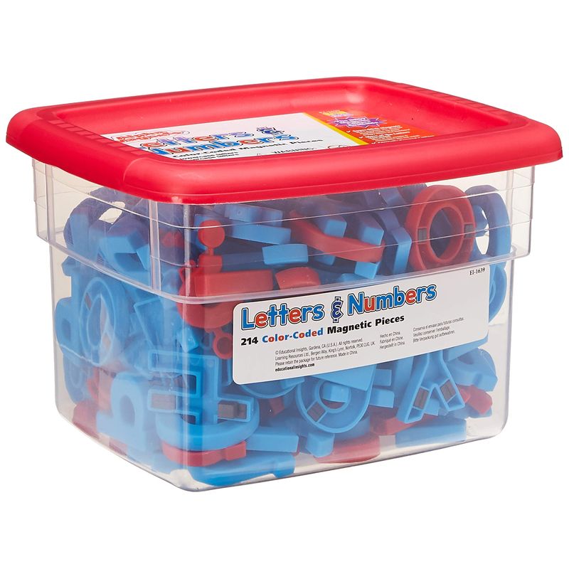Educational Insights Color-Coded Uppercase & Lowercase AlphaMagnets and ...
