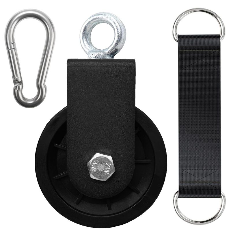 Favuit Cable Pulley Wheel 360 Degree Rotation Fitness Lifting Blocks ...