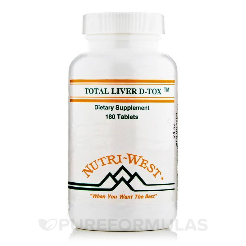 Total Liver D-Tox - 180 Tablets by Nutri West - Online Marketplace ...