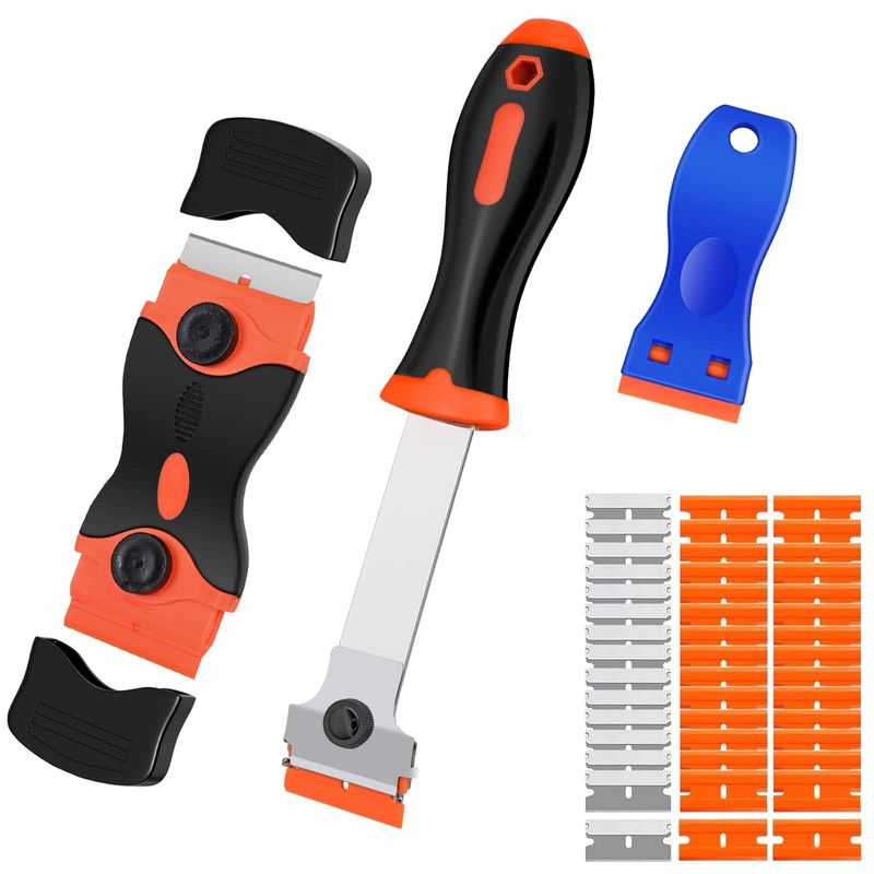 Cluoling Razor Blade Scraper Label Registration Sticker Tint Windshield ...