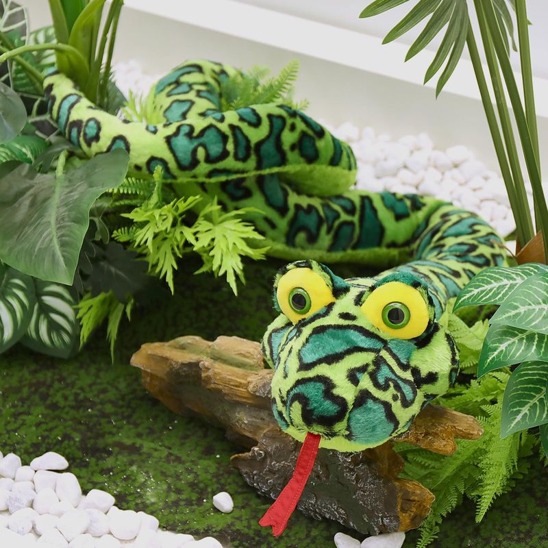 MorisMos Giant Snake Teddy Plush Soft Toy 250cm, Large Realistic ...