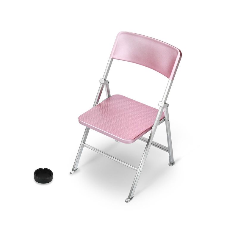 Mini Chair 1/6 Scale Furniture Doll Chair Tiny Folding Chair for 12 ...