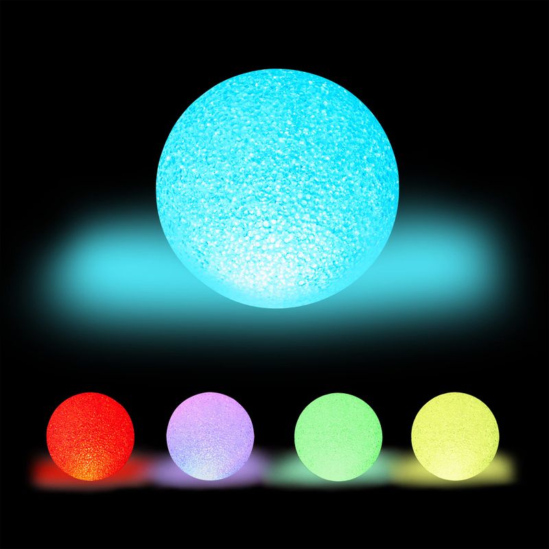 Relaxdays Indoor LED Lamp, Colour Change, Battery-Operated, No Cable ...