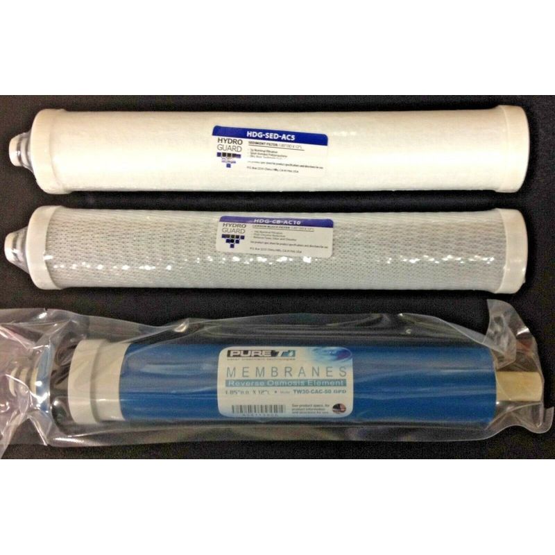 Culligan RO 3 Filter Set With Membrane for Culligan AC-30 Reverse ...