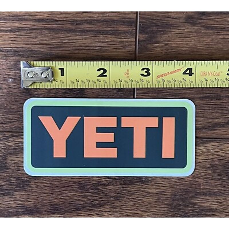 Yeti Sticker Decal Coolers Green Orange Redfish Elk Deer Fish Tundra ...