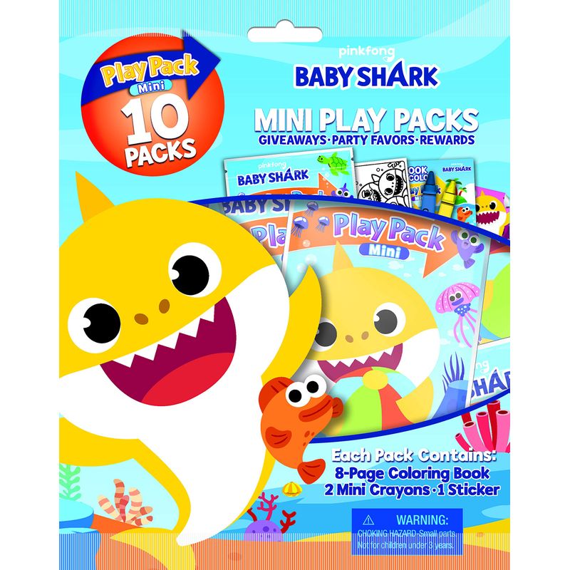 Bendon Mini Play Packs, Each with Mini Coloring Book, 2 Mini Crayons ...