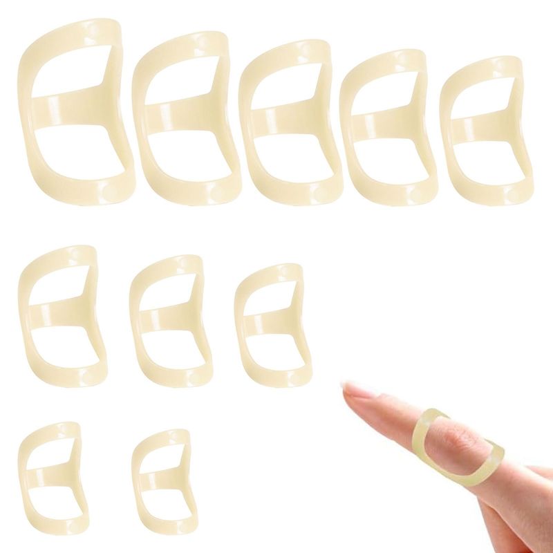 Oval Finger Splint,10 PCS Finger Splints for Arthritis,Oval 8 Finger ...