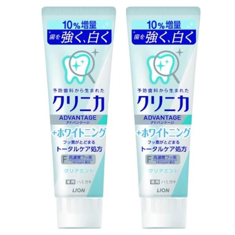 Clinica Advantage (Quasi-drug Product) + Whitening Toothpaste, Clear Mint, Toothpaste, Fluorine ...