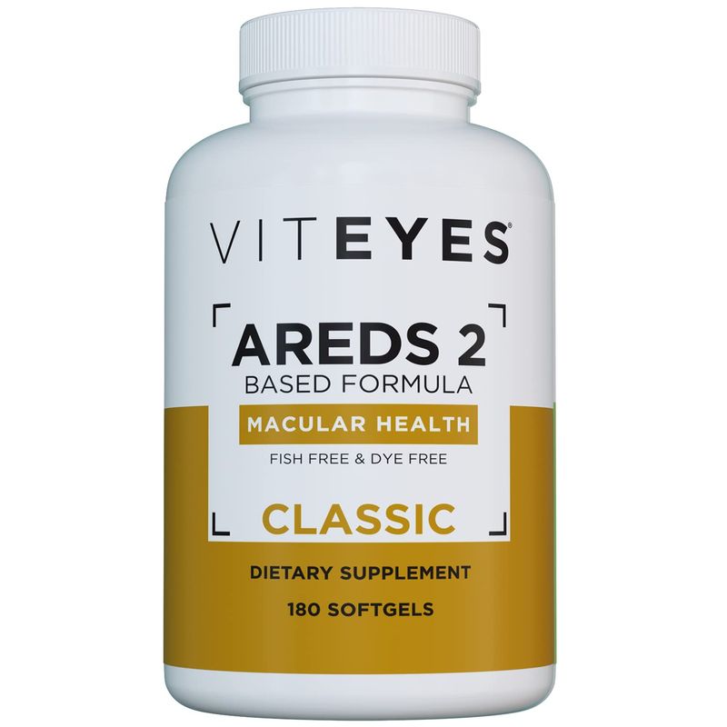 Viteyes AREDS 2 Classic Macular Health Formula Softgels, Eye Health ...