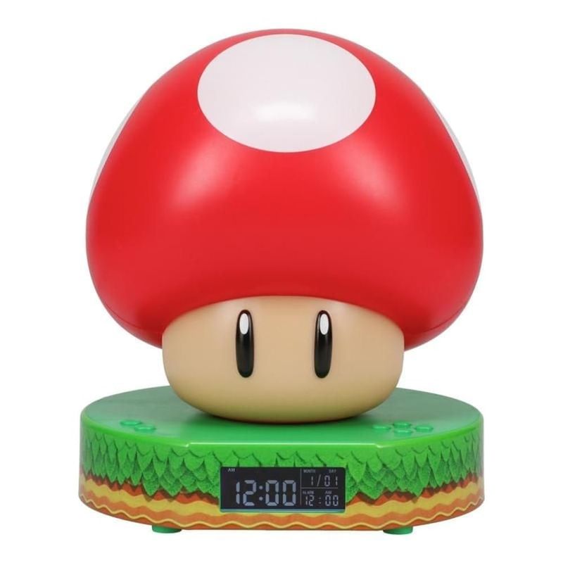 Super Mario Brothers Mushroom Digital Alarm Clock - Officially licensed ...