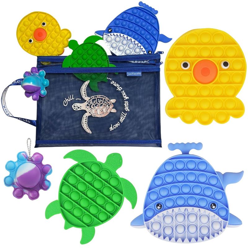 Push Pop Bubble Sensory Fidget Toy Its Turtle Flippy Octopus Fidgets ...
