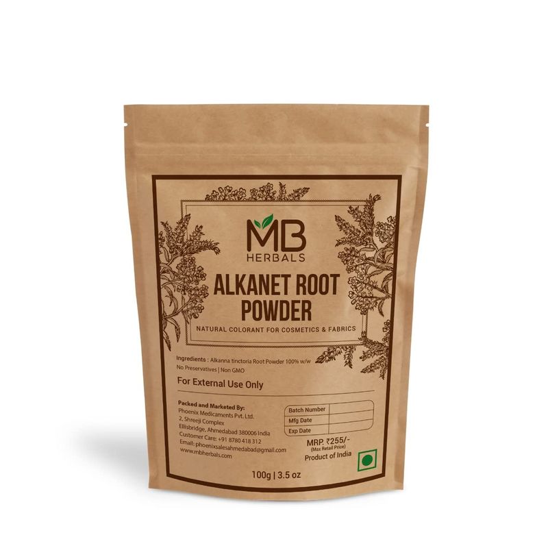 MB Herbals Alkanet Root Powder 100 Gram (3.5 oz) | Ratanjot/Alkanna ...