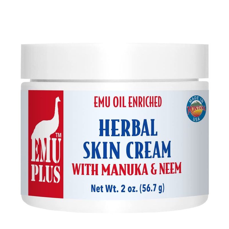 Emu Herbal Skin Cream with Manuka & Neem Montana Emu Ranch Co. 2 oz ...