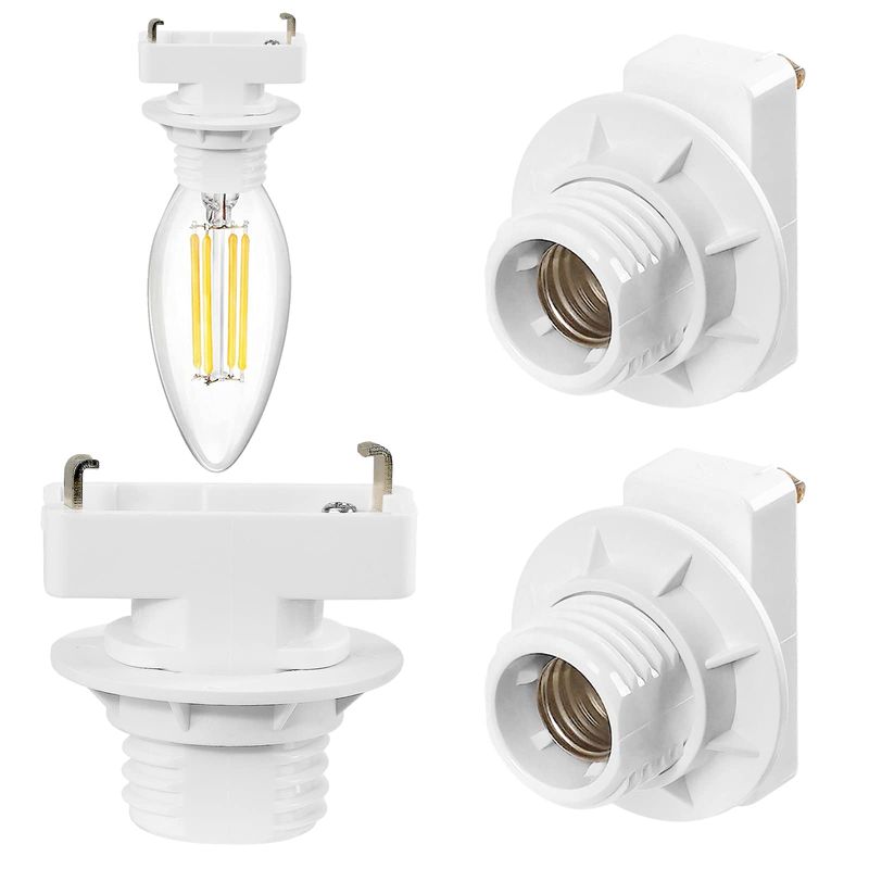 Aiwode Square Hanging Lamp Socket E17 Base, For Hanging Ceiling Light ...