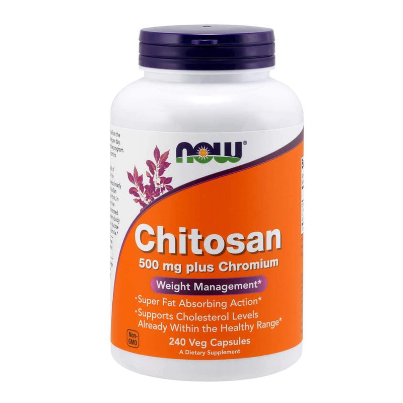 NOW Supplements, Chitosan 500 mg plus Chromium, Weight Management*, 240 ...
