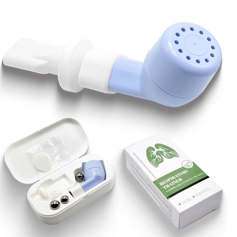 BOKANG Breathing Trainer, Breathing Exercise Device for Lungs, Flutter ...