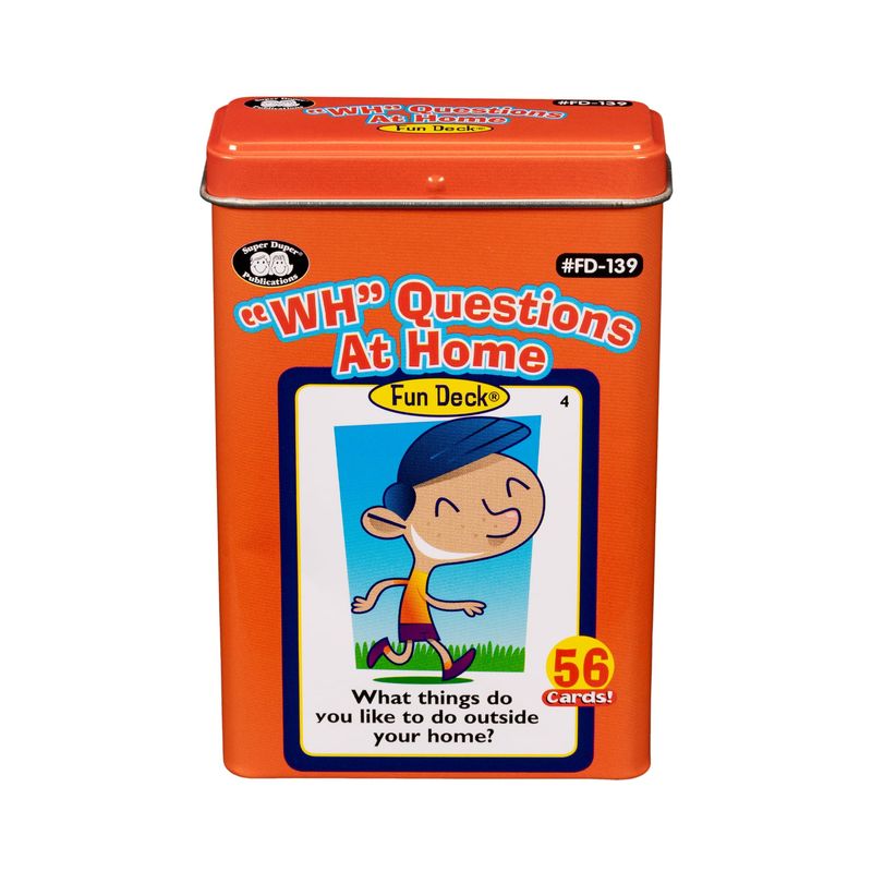 Super Duper Publications | WH Questions at Home Fun Deck ...