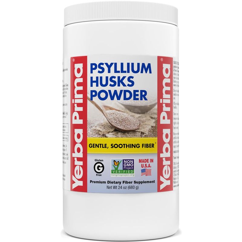 Yerba Prima Psyllium Husk Powder - 24 oz - Fine Ground, Unflavored ...