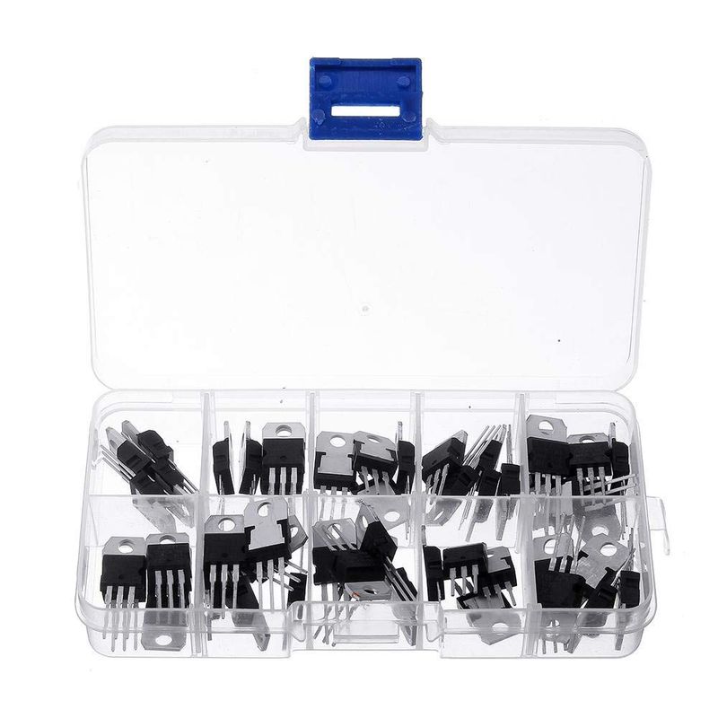 PENGLIN Adjustable Three Terminal Regulator Voltage Transistor Kit, 10 ...