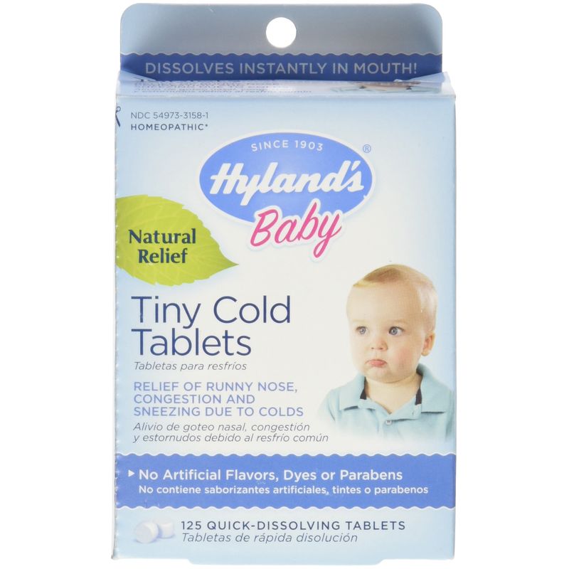 Hyland's Baby Homeopathic Tiny Cold Tablets - Online Marketplace ...
