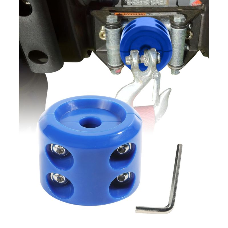 ESEWALAS Rubber Winch Stopper,Winch Cable Hook Stopper,Rubber Rope Line ...
