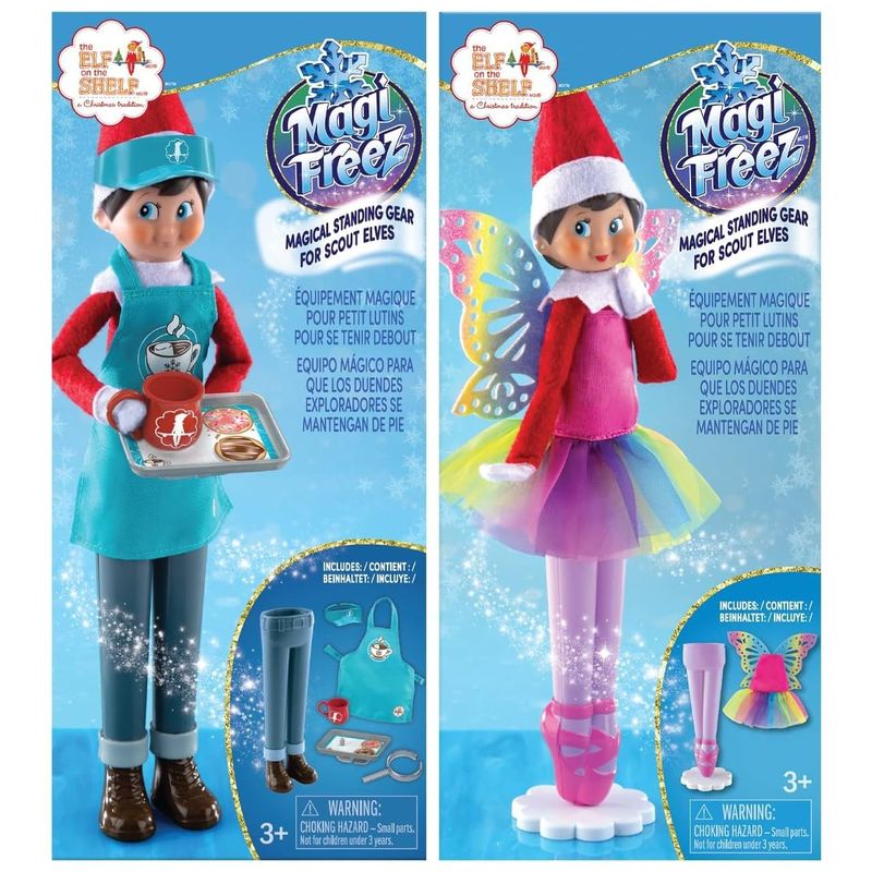 The Elf on the Shelf Magi-Freez Bundle: Rainbow Snow Pixie and Cocoa to ...