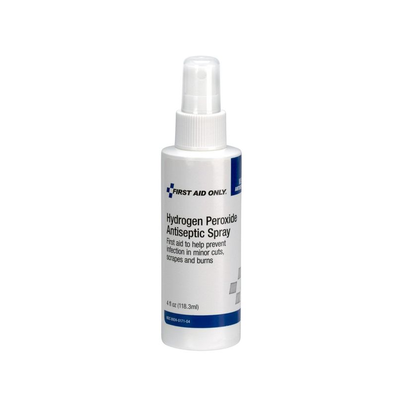 First Aid Only M5124 Hydrogen Peroxide Spray, 4 Ounce Pump Bottle ...