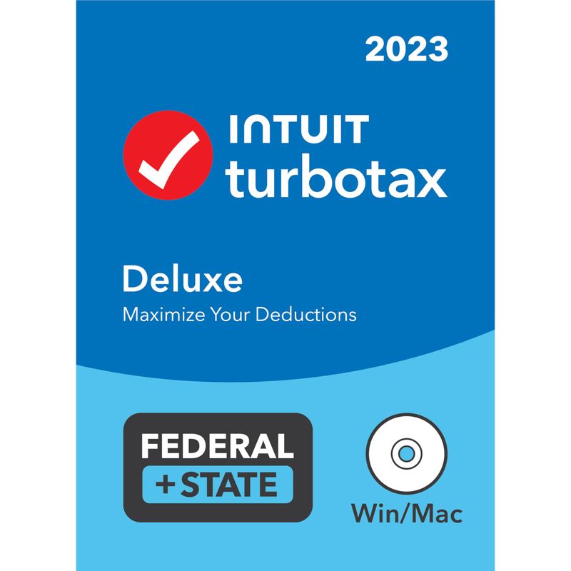 [Old Version] TurboTax Deluxe 2023, Federal & State Tax Return [PC/Mac ...