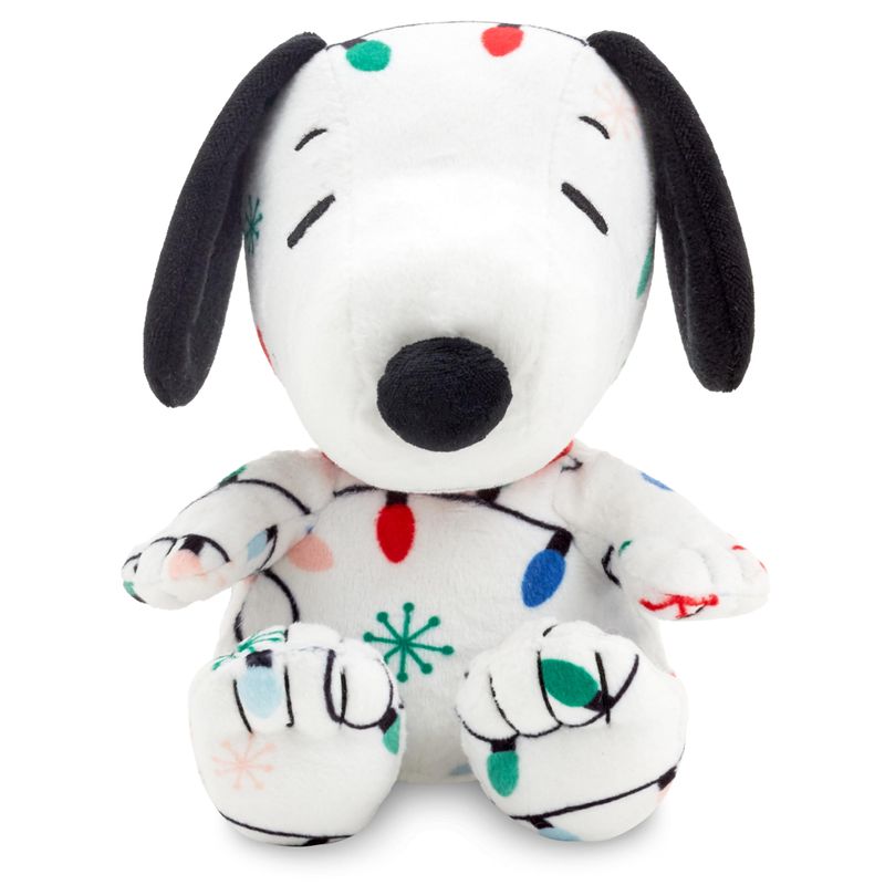 Hallmark Peanuts Holiday Plush Toy, 6" (Christmas Lights Snoopy) Gift ...