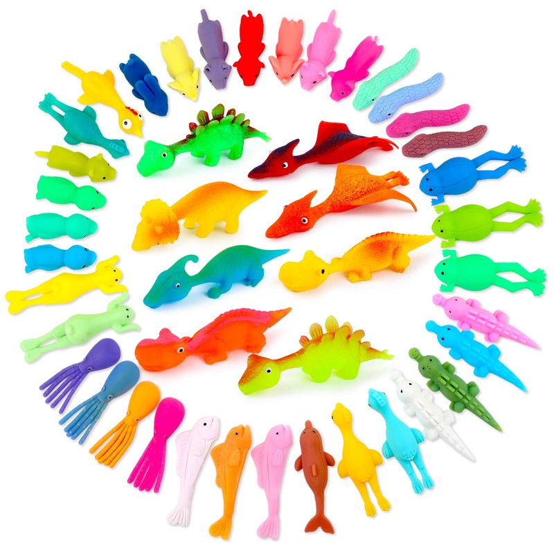 40 Pcs Finger Slingshot Animal Toys Animal Slingshots Catapult Toys ...