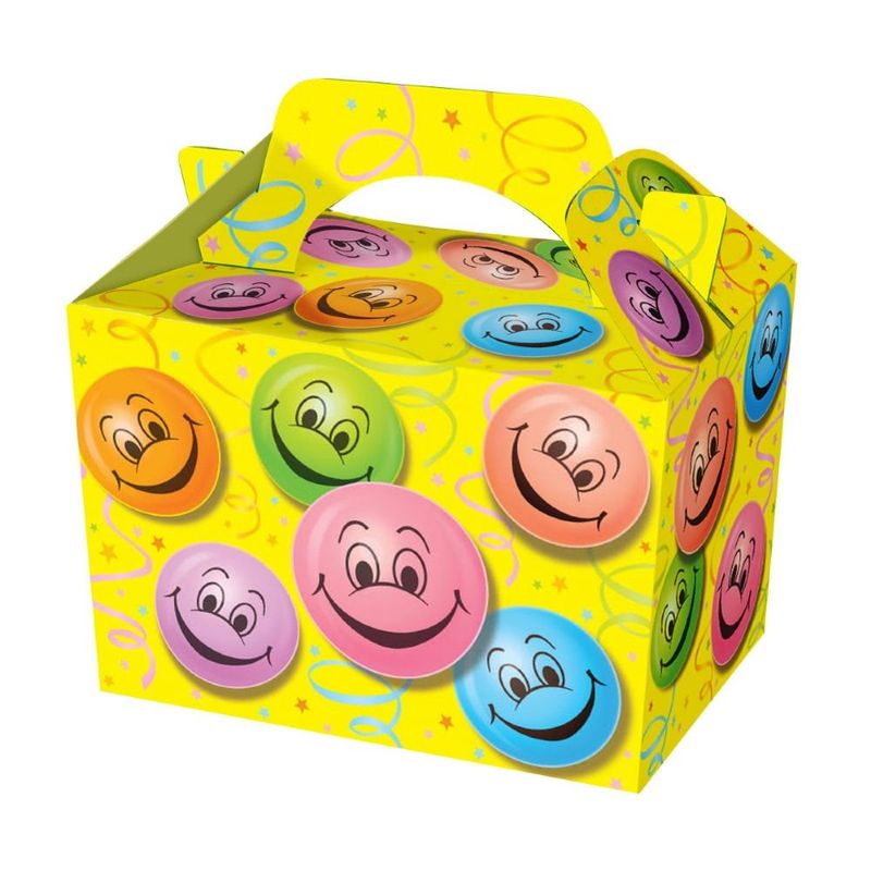 SUPER COOL KIDS PARTY BOXES - In a HAPPY FACE design (happy meal type ...