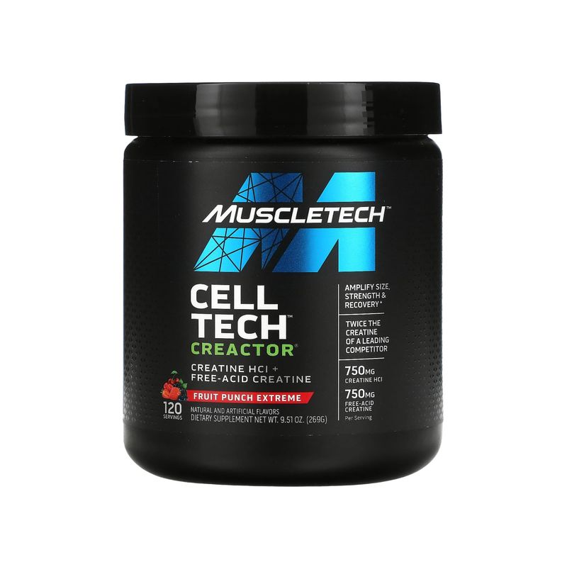 MuscleTech Cell-Tech Creactor - Creatine HCl Formula - Muscle Builder ...