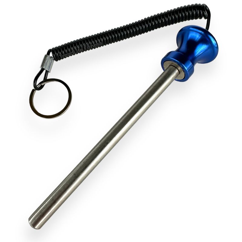 BLUE ALUMINUM WEIGHT STACK PIN Universal Replacement Heavy Gym Duty Rod ...