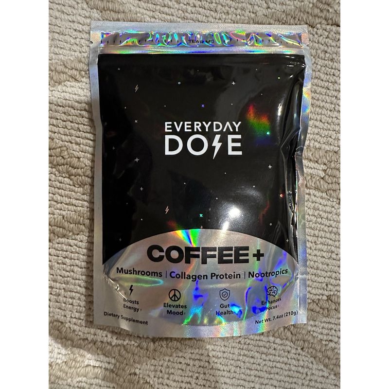 EVERYDAY DOSE Mushroom Coffee Collagen Protein Nootropics 7.4 oz ...