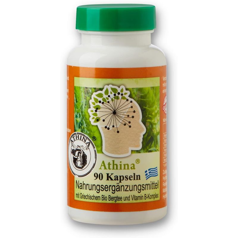 Athina® Greek Verbena Mountain Tea Capsules Pack of 90 I Athina® Greek ...