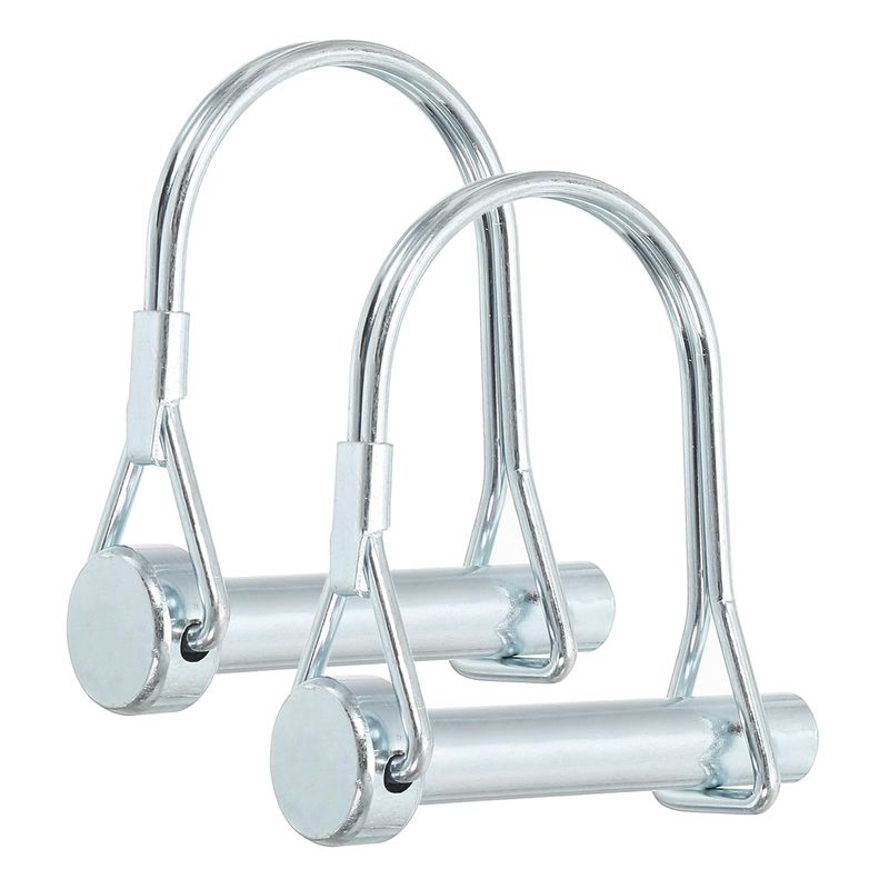 PATIKIL 2pcs Trailer Coupler Pins 5/16x1-3/4" Wire Lock Pin Safety ...