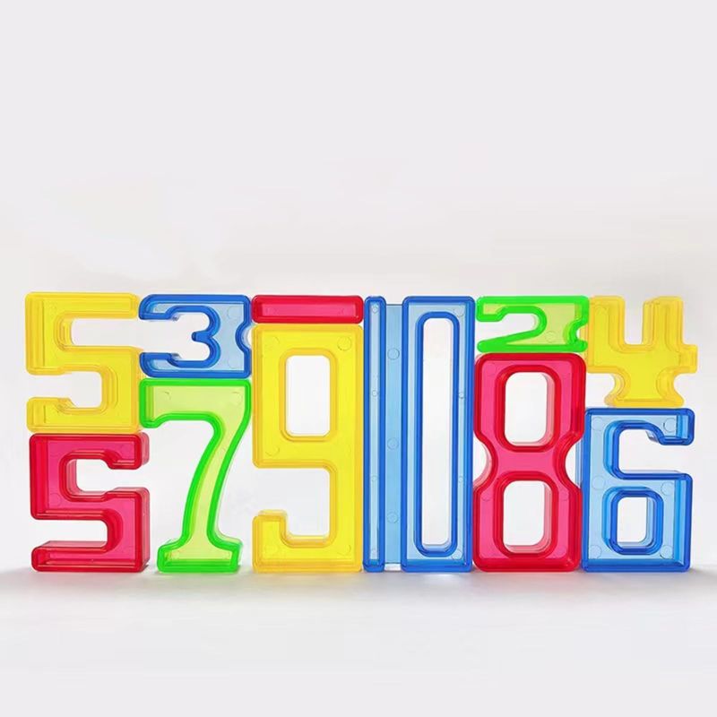 Math Manipulative Transparent Numbers Set | Counting Toy Light Box ...