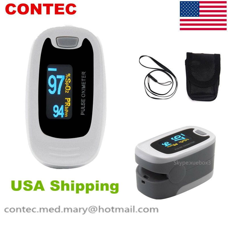 Finger Pulse Oximeter SpO2 Blood Oxygen Monitor Heart Rate Tester free ...