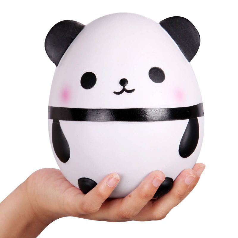 Anboor Squishies Panda Egg Jumbo Squishy Slow Rising Squeeze Toys ...