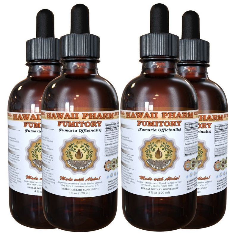 Fumitory (Fumaria officinalis) Liquid Extract 4x4 oz - EveryMarket