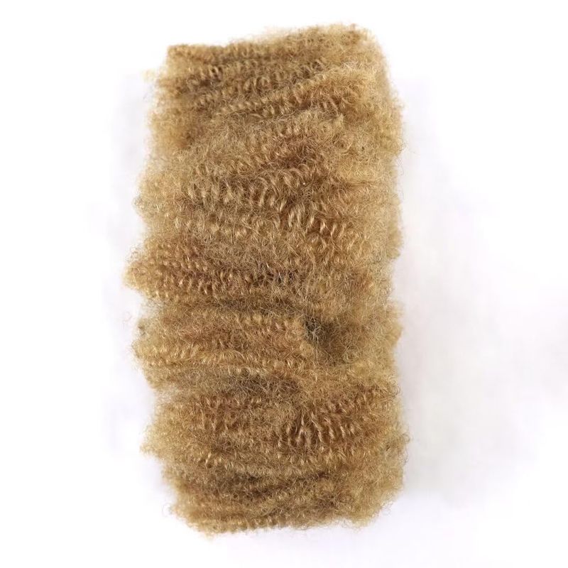 Afro Kinkys Bulk Human Hair For Dreadlock Extensions Braids Twist Micro ...