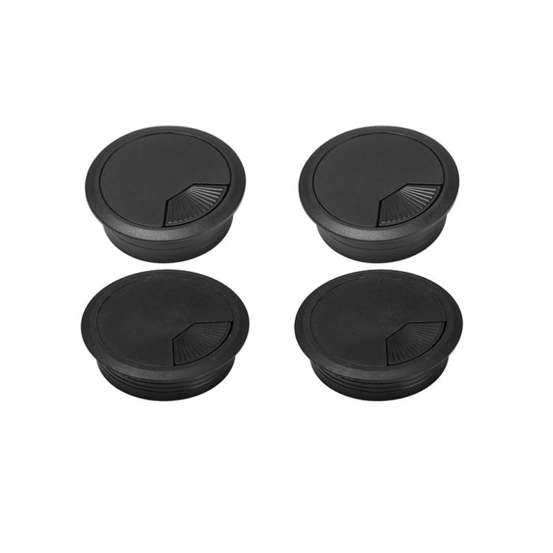 UtySty 4 Pack Office Desk Grommet 2'' Round Cable Hole Caps Cover ...