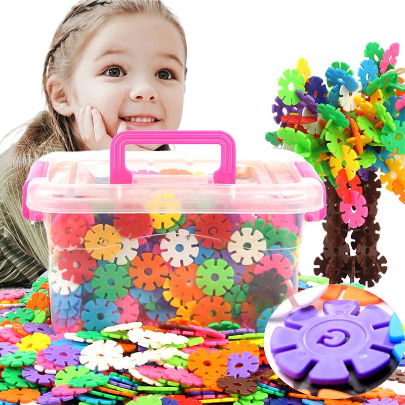 New Blocks, 10 Colors, 600 Pieces, 1.2 inches (3 cm), Educational ...